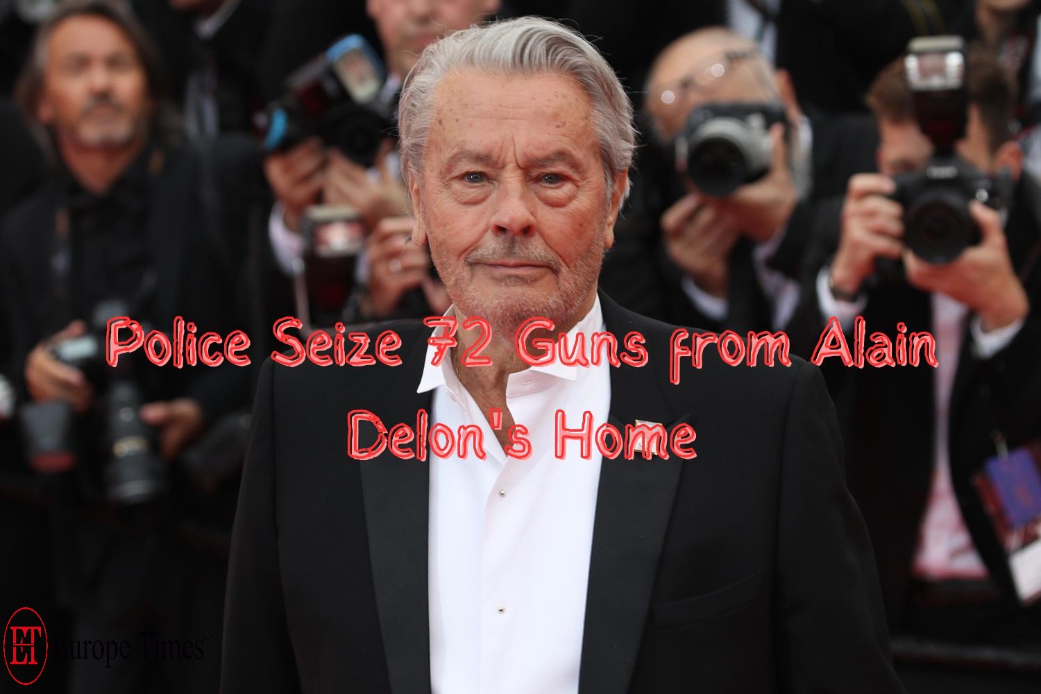 Alain Delon: Police seize 72 guns from French film star's home ...